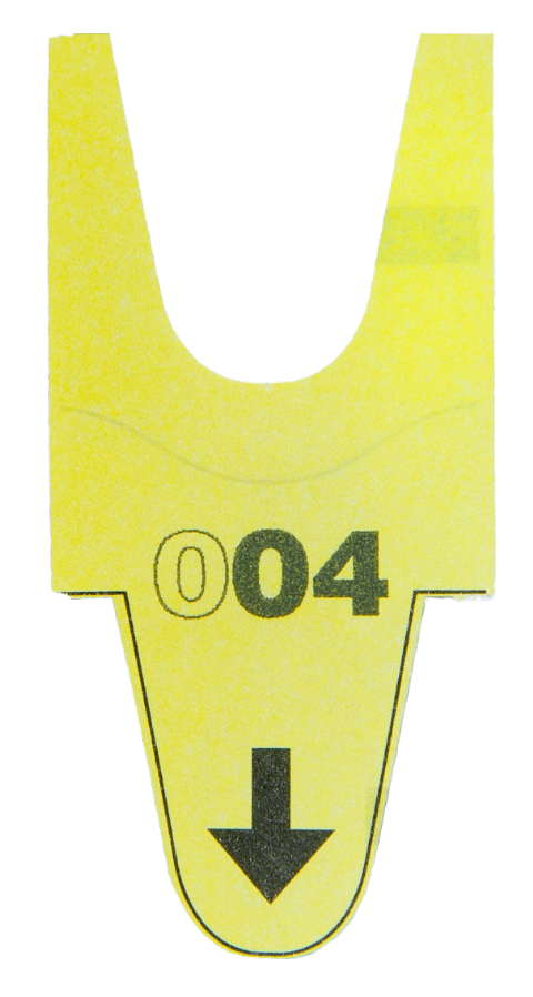 Köbiljett T90 gul till disp.D900 | Dahlander Marking