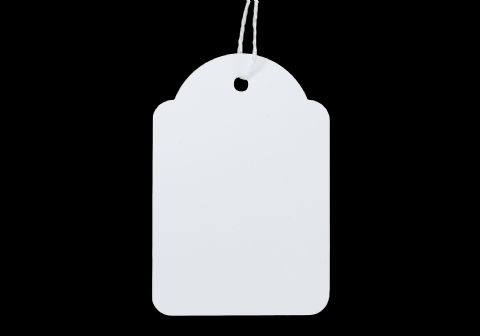 Etikett med snöre 45x65mm | Dahlander Marking