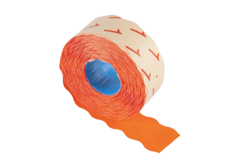 Etikett 22x12 G1 fluor röd | Dahlander Marking